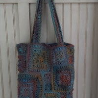 Crochet PATTERN Square Scramble Sack Crochet Tote Bag Pattern, Boho ...