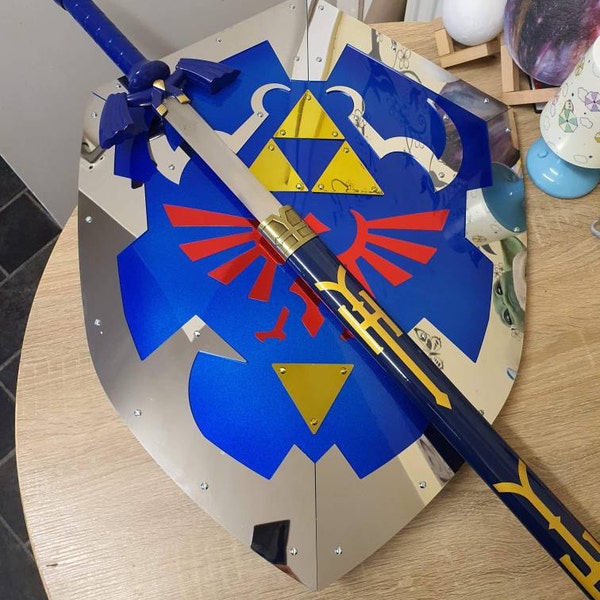 Dark Link Hylian Shield - Twilight Princess - Steel-plated, Battle ...