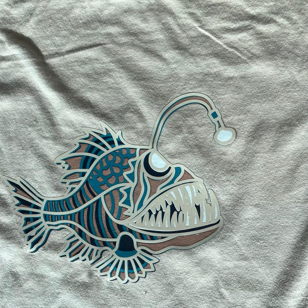 Angler Fish Multilayer SVG/ Angler Fish CNC File/ Cricut File / Cutting ...