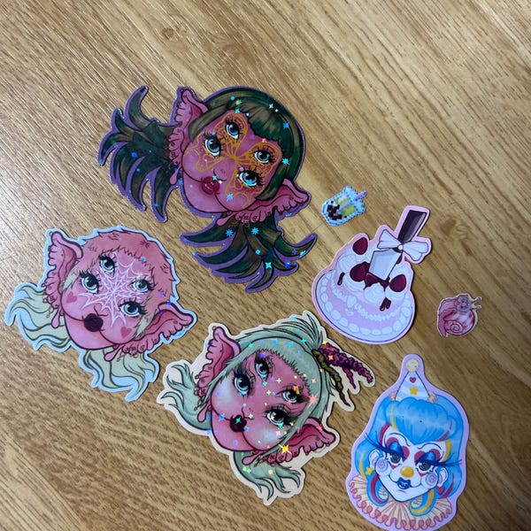 BRAT Charli XCX Clear Vinyl Sticker Baggie Sandwich Bag Summer Glitter ...