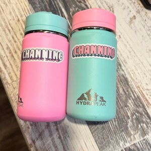 Waterproof Name Decal Personalized Vinyl Sticker NAME STICKER ...