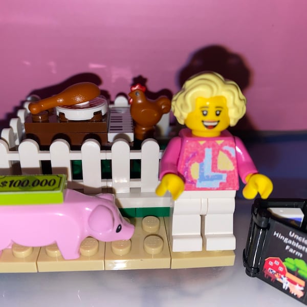 Golden Girls Count Bessie & Baby Lego Set W/ Canvas Art Brick - Etsy