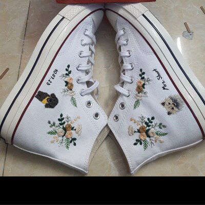 Embroidered Converse/ Converse Custom Constellation Embroidery - Etsy