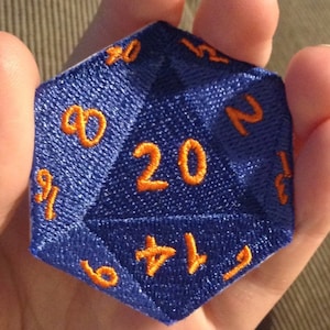 D-20 D&D Patch, Any Color Combo Custom Made F16 - Etsy