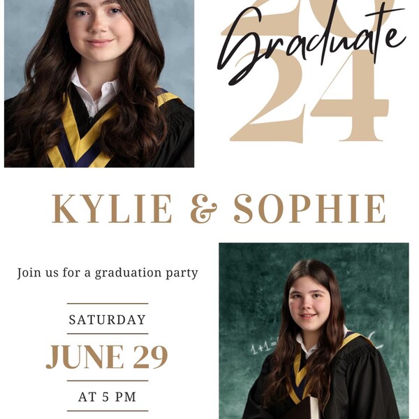 Graduation Announcement 2025, Graduation Invitation, Graduation ...