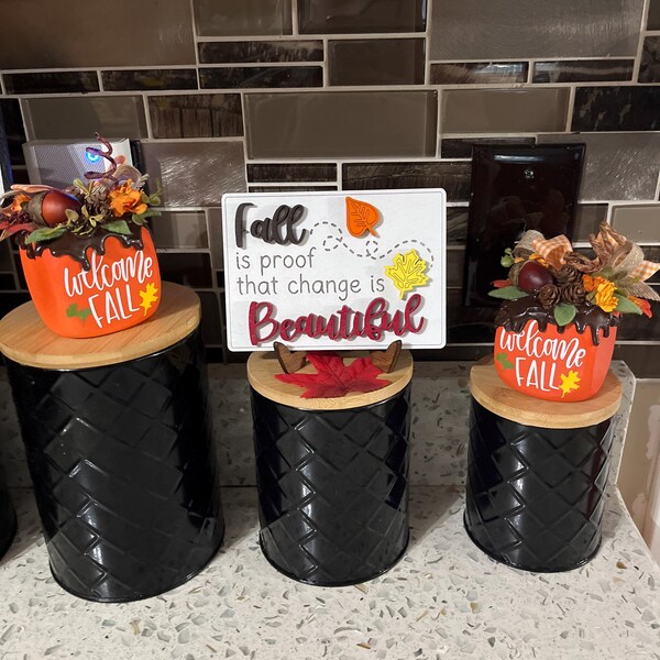 Set of 2 Marshmallow Sweeties PUMPKIN Marshmallow Cuties for Tiered ...