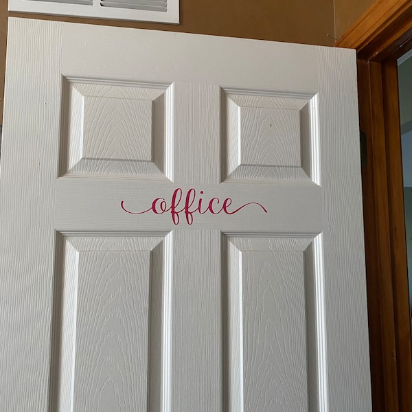 Office Door Decal, Entryway Office Sticker, Storefront Business Signage ...
