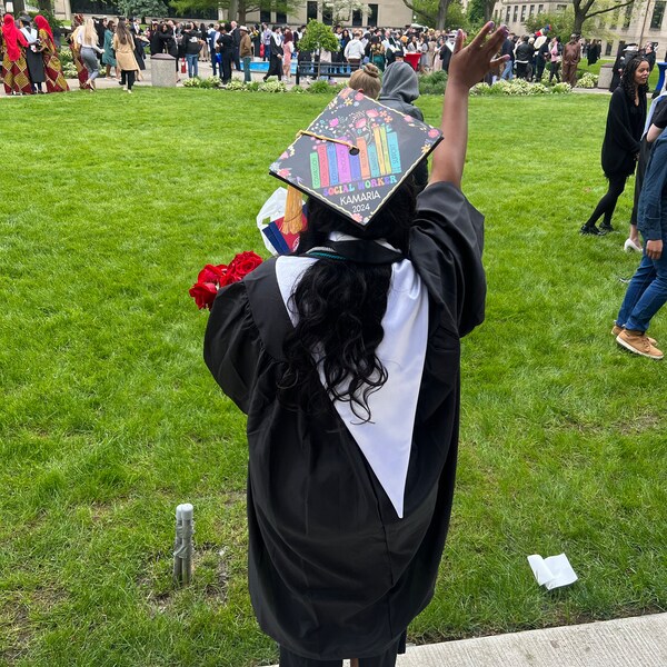 Personalized MSW Graduation Cap Topper, Social Worker Cap Topper ...