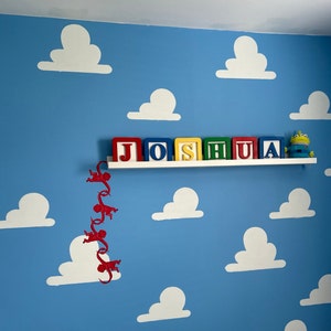 Toy Story Style Wooden Alphabet Blocks. Name Blocks. Personalised ...