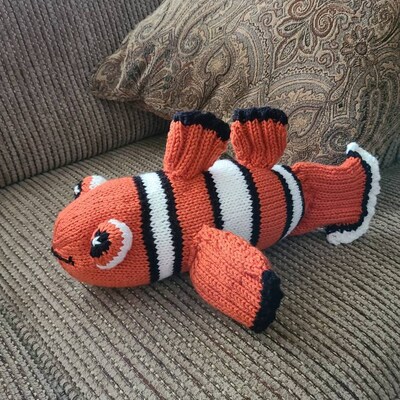 PDF Knitting Pattern Dory Blue Tang Fish Finding Nemo - Etsy