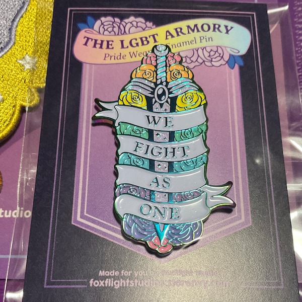 We Fight as One Enamel Pin - Etsy