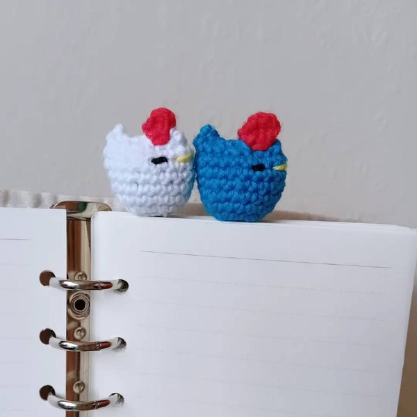 Crochet Chicken Bookmark Pattern: Book Lover Gift (digital Download) - Etsy