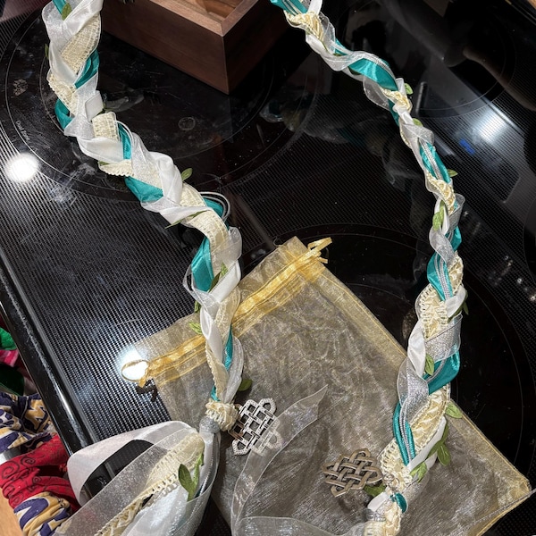 Handfasting Cord Blue Personalized Handfasting Cord Irish Tradition ...