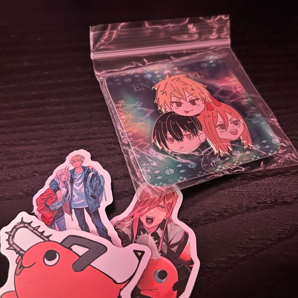 Anime Trio Pins - Etsy