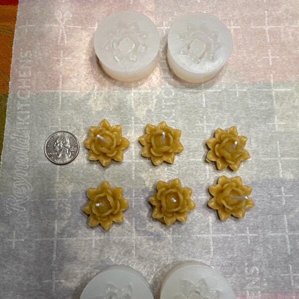 Mixed Beautiful Wood Pulp Flowers for Resin Craft-flowers as Silicone ...