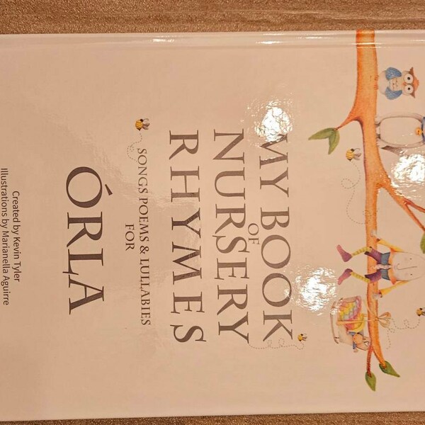 Personalised Nursery Rhyme & Poems Keepsake Book for Newborns and ...