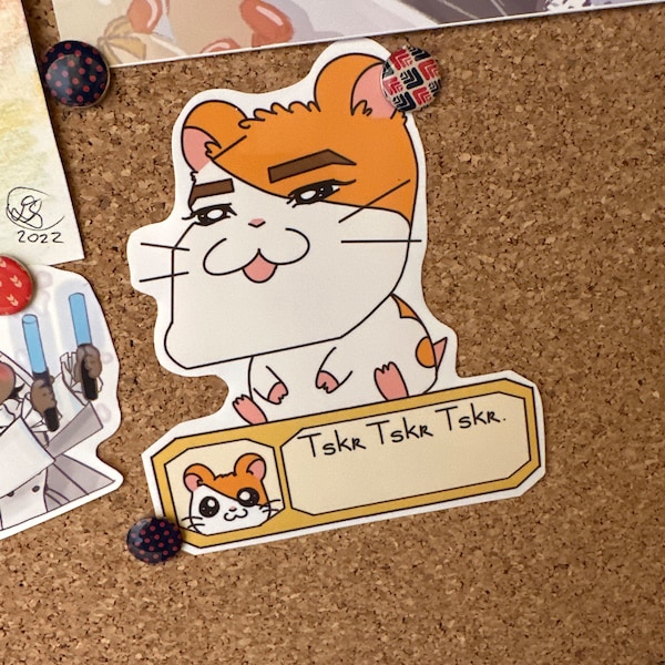 Hamtaro Meme Vinyl Stickers - Etsy