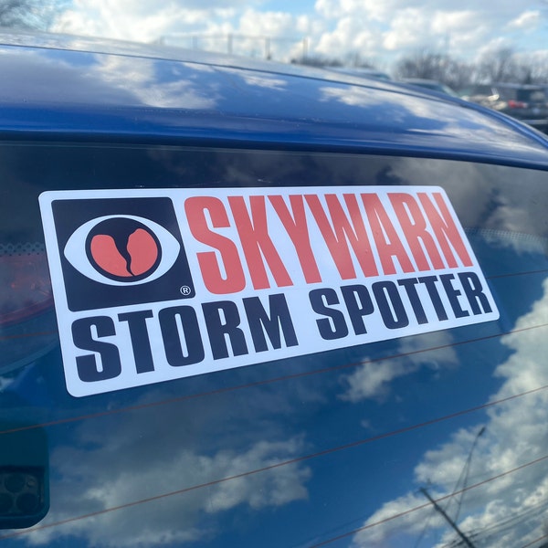 SKYWARN Decal - NWS SKYWARN Storm Spotter Decal - Skywarn Bumper ...
