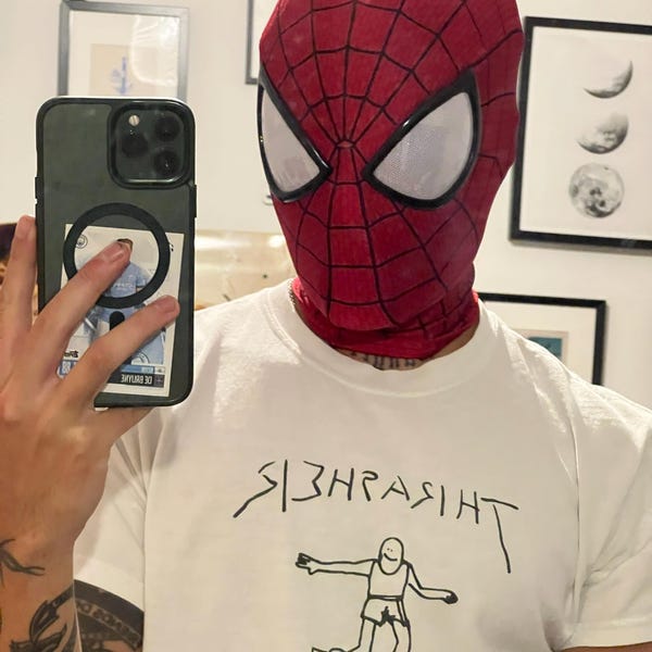 Black Spiderman Mask,tobey Maguire Spiderman Mask With Faceshell Lenses ...