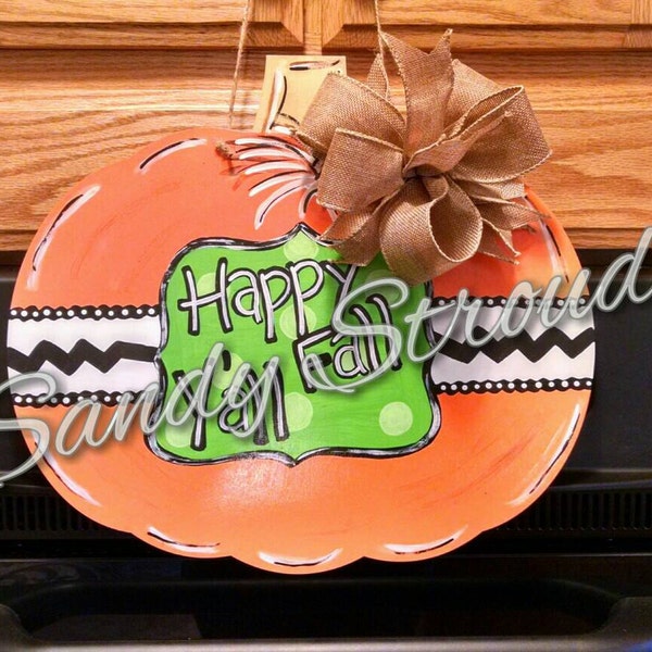 Pumpkin - 010102- Unfinished Wood Laser Cutout, Wreath Accent, Door ...