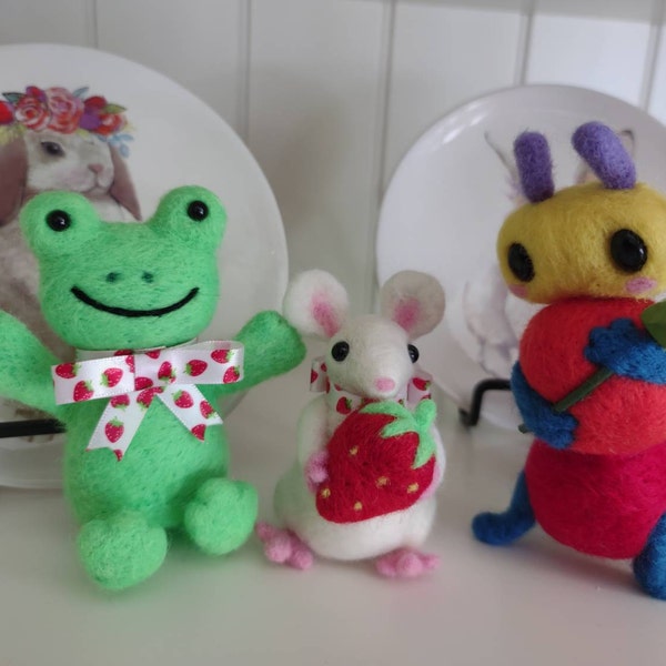 Fuzzy Wuzzy Caterpillar! - Needle-felt - Etsy