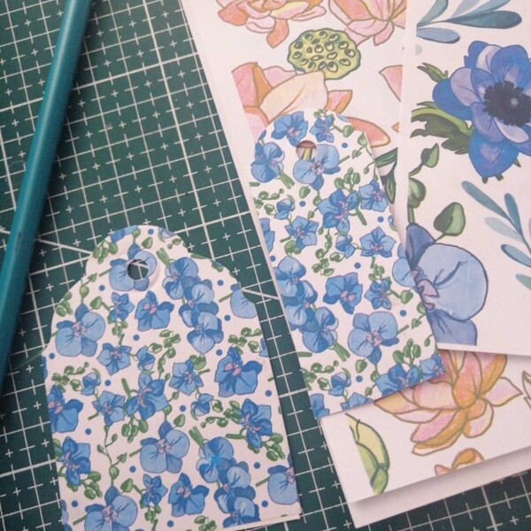 Flowers Watercolor Digital Paper, Flowers Seamless Pattern, Floral ...