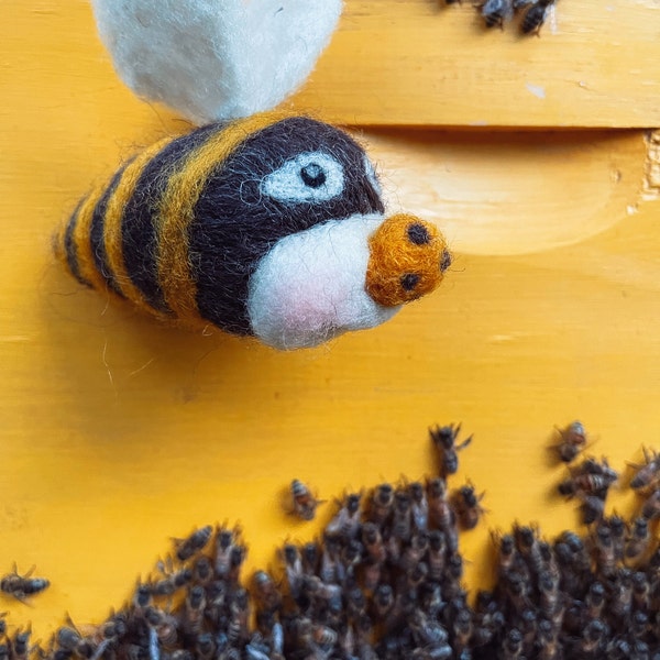 Handmade Natural Bee Doll, Bumble Bee Doll, Bumble Bee Boy, Handmade ...