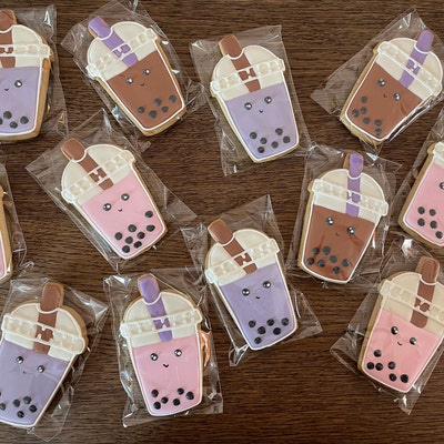 Boba Bubble Tea Cookies - Etsy