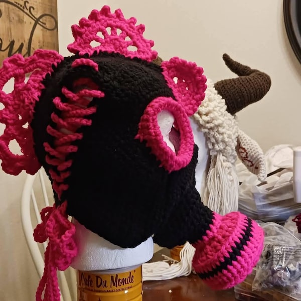 Gas Mask Gone Twisted Crochet PATTERN (this is a Pattern, Not a ...