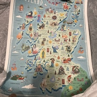 Illustrated Map, Mythical Beasts of Wales, A3 Art Print - Etsy Canada