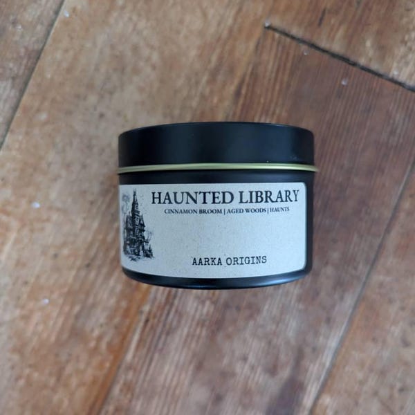 Haunted Library Soy Candle,spooky Candle, Halloween Candle, Halloween ...