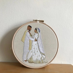 Custom Hand Embroidery Pattern, Faceless Portrait, Diy Embroidery ...