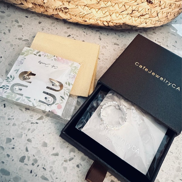 Black Ribbon Ring, Black Bow Ring, 925 Sterling Silver Ring, Korean ...