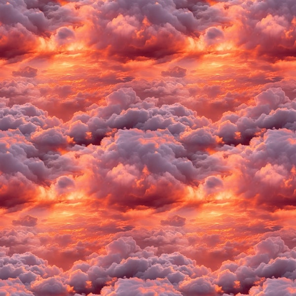 Bubble Clouds Digital Paper - Seamless High Resolution Patterns, Kids ...