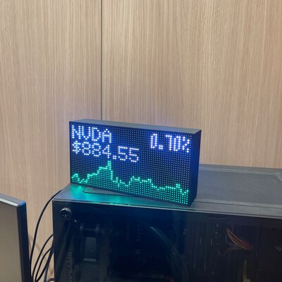 Crypto Ticker Stocks Forex LIVE Price Wifi LED Display - Etsy UK