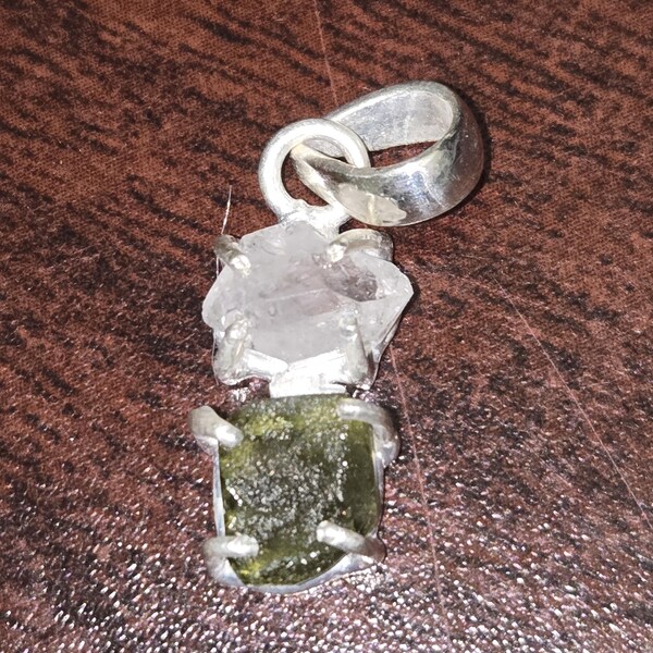 Moldavite Stone Pendant, Large Moldavite Crystal, Authentic Moldavite ...