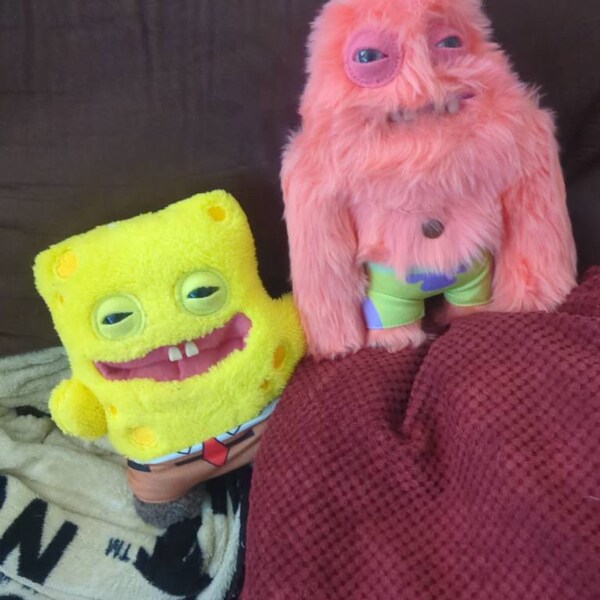 Fuggler X Spongebob Squarepants Patrick Star Fish Soft Toy BNIB - Etsy
