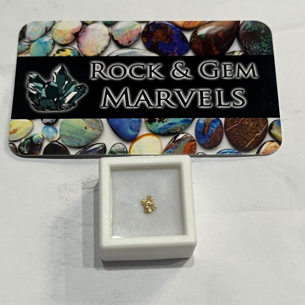 Natural California Gold Nugget / Micro Size 0.823 Grams / Gold Crystal ...