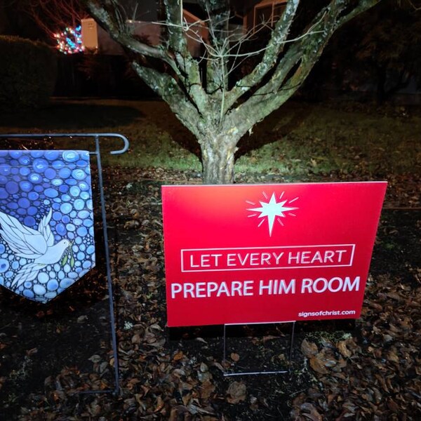 Jesus Christ Our Lord and Savior Yard Sign - Etsy