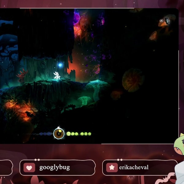 Blooming Galaxy Vtuber Animated Stream Sacreens/stream Overlay ...