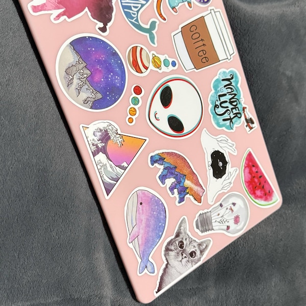 100 Pcs Bookish Stickers for Kindle 8, Romance Read Book Sticker Pack ...