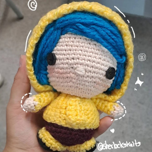 Wybie 7", Coraline 6" and Cat 3 1/2 ".chibi Collection. Amigurumi Doll ...
