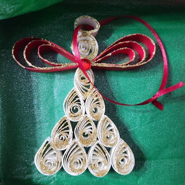 Quilled Angels- Handmade Quilling Ornaments- Quilling Art- Paper ...