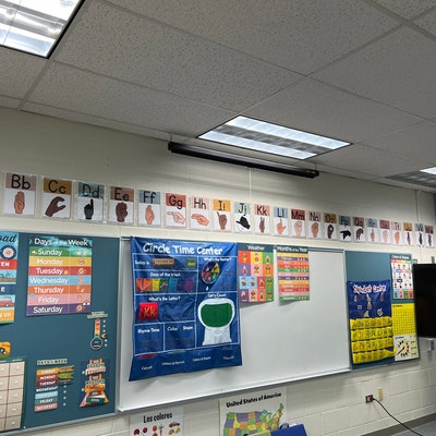 Desert Neutral ASL Alphabet Posters Boho Vibes Classroom Decor American ...