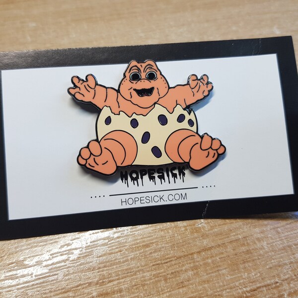 NOT THE MAMA Baby Sinclair Hard Enamel Pin - Etsy