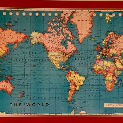 Cork Board World Map Framed Cork Board Map World Map Map on Cork Cork ...