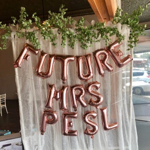 Future Mrs Banner Custom Banner Balloons Bridal Shower Banner - Etsy