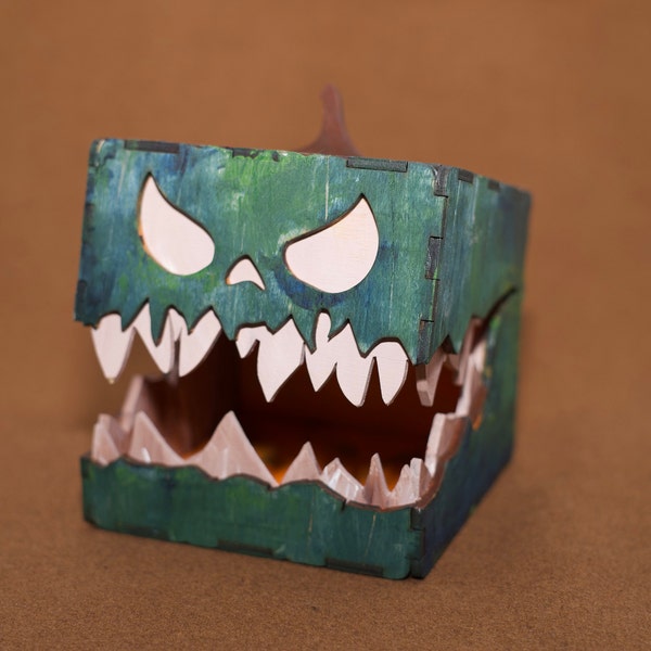 Halloween Monster Box Laser Cut Files: SVG, PDF, CDR (digital Product ...