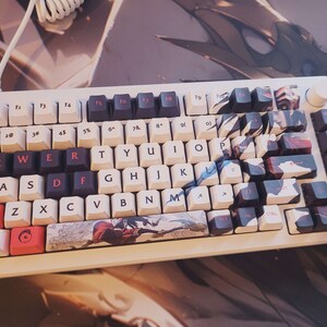 Viego the Ruined King LOL Series Keycap Set, 112 Keys PBT for Mechanical Keyboard OEM Profile ...