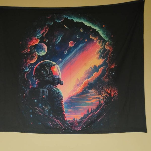 Psychedelic Tapestry, Bedroom Wall Decor, Wall Hanging Trippy Tapestry ...